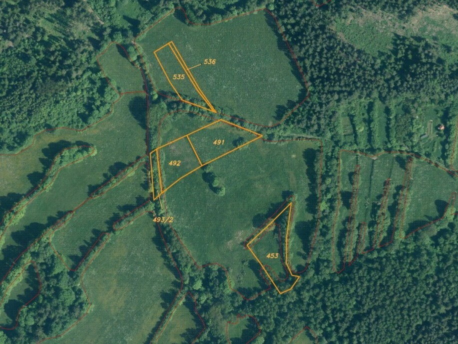 Pozemek o velikosti 33901m2, Maleč